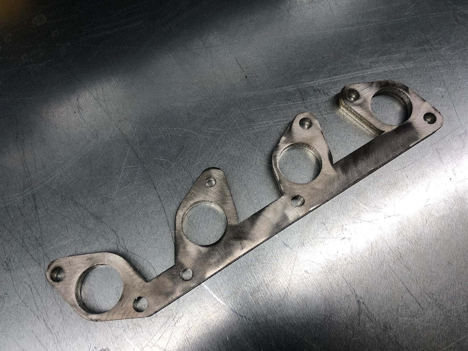VAG 1.9 2.0 8v Stainless steel exhaust manifold flange PD130 100% ...