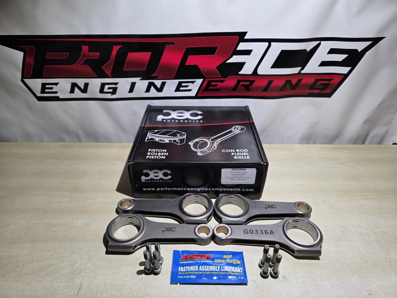 Wossner PEC H-Beam Connecting Rods Mini Cooper S R53 W11B16 G0336 | Pro ...